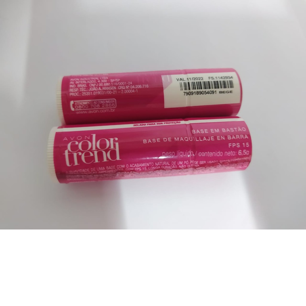 Avon Color Trend Base em Bastão FPS 15 Cor Bege | Shopee Brasil