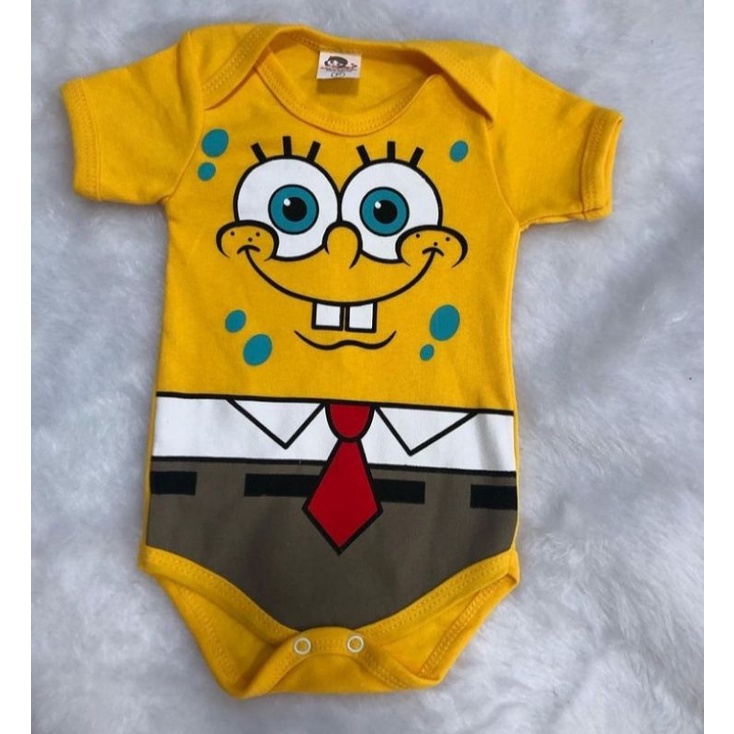 Body tematico Bob esponja. | Shopee Brasil