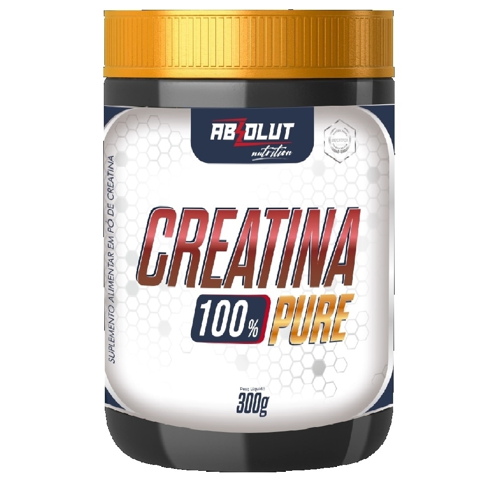 Creatina Monohidratada 100% Pure - Absolut Nutrition 300g | Shopee Brasil