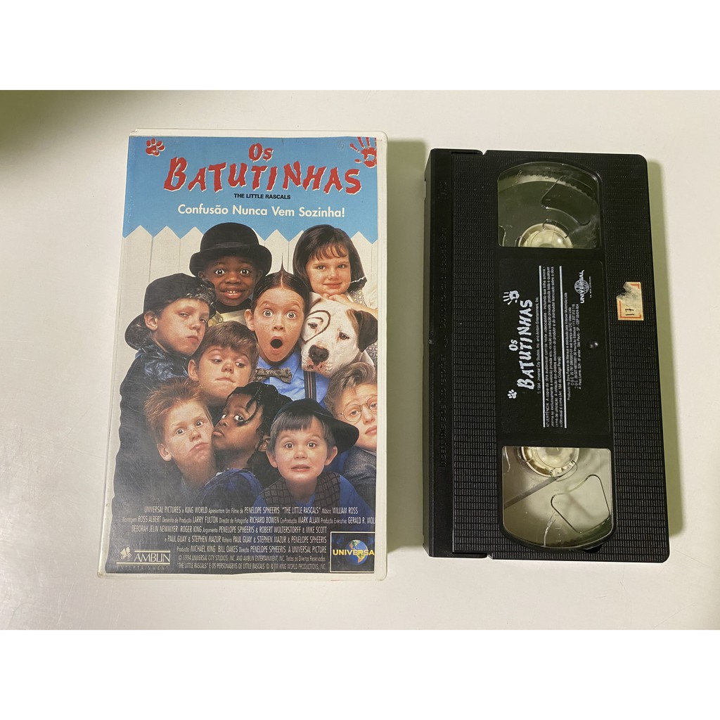 VHS Os Batutinhas (The Little Rascals) | Shopee Brasil