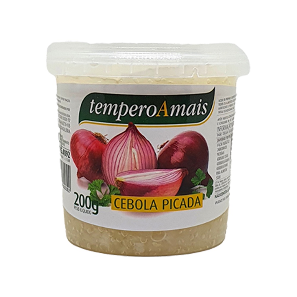 Pote Cebola Picada 200g Pote Temperos Churrasco Cozinha Pronto para uso ...