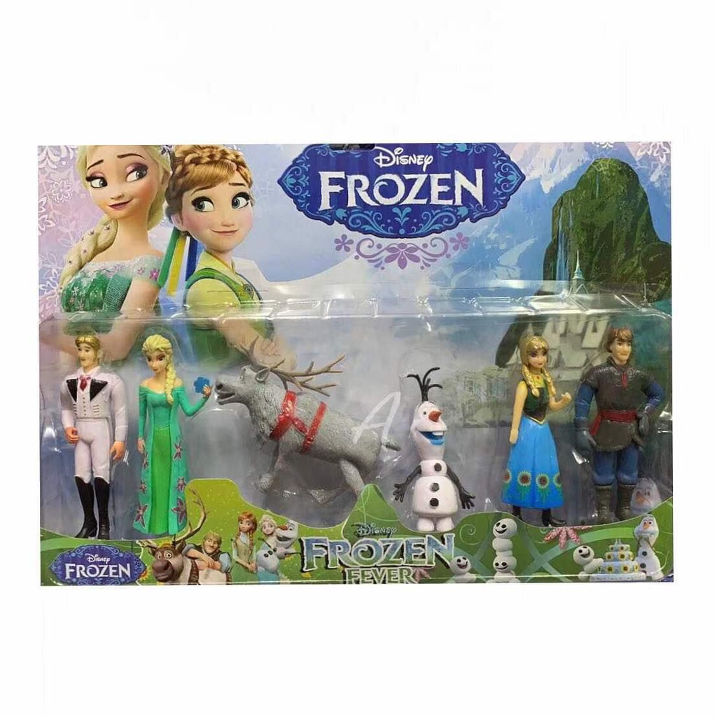 Kit C/6 Bonecos De Filme Frozen Pronta Entrega | Shopee Brasil