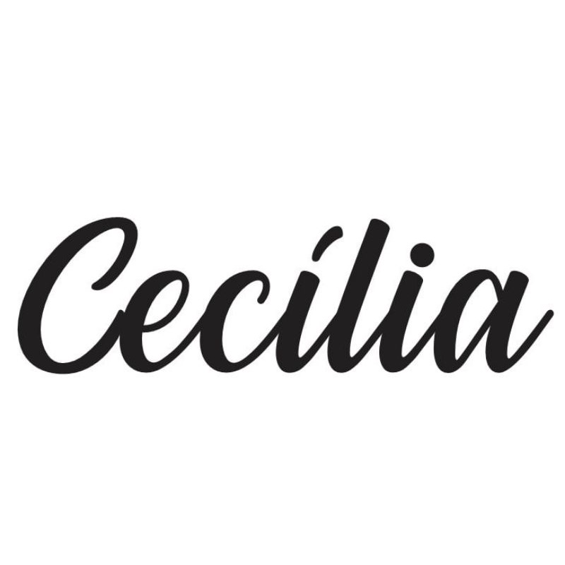 Nome Cecília decorativo | Shopee Brasil