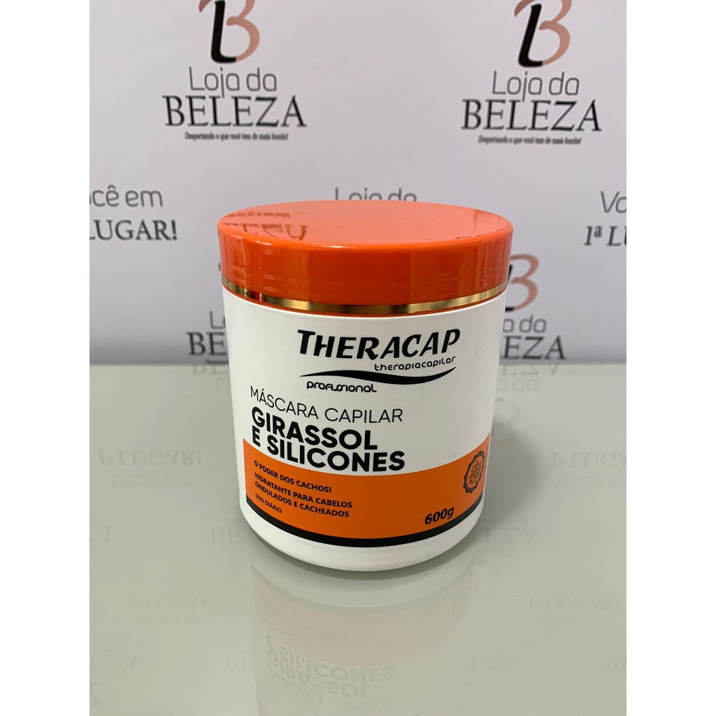 Mascara de Hidratação Girassol Theracap Para Cabelos Ondulados e ...