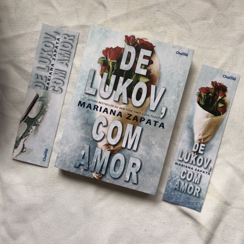 LIVRO - De Lukov, com Amor, Mariana Zapata + marcadores | Shopee Brasil