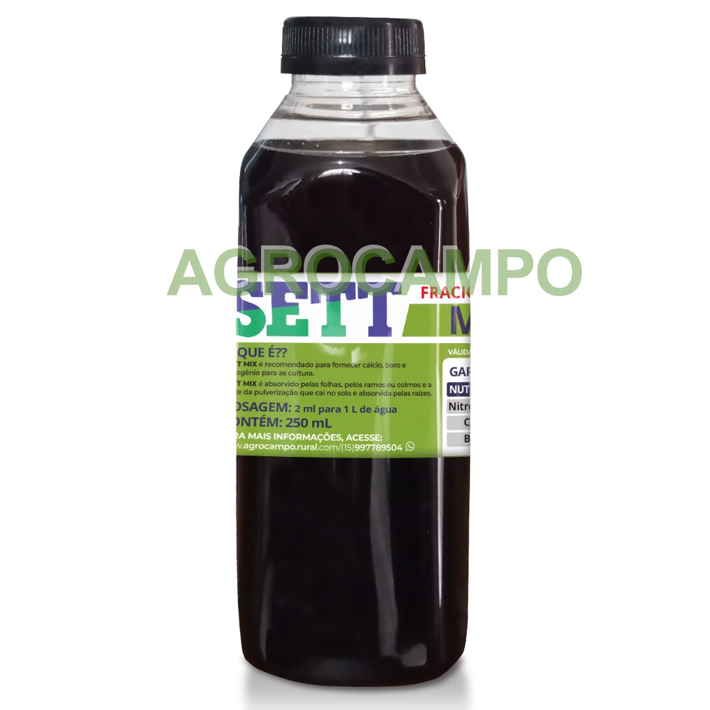 Sett Fertilizante Foliar Calcio + boro 250 mL | Shopee Brasil