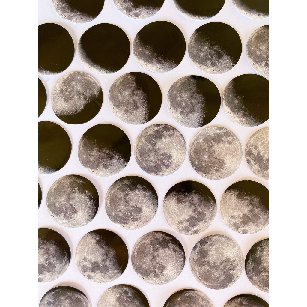 Adesivos Fases da Lua Caixinha 45 unidades para Planner, bullet journal, scrapbook | Shopee Brasil