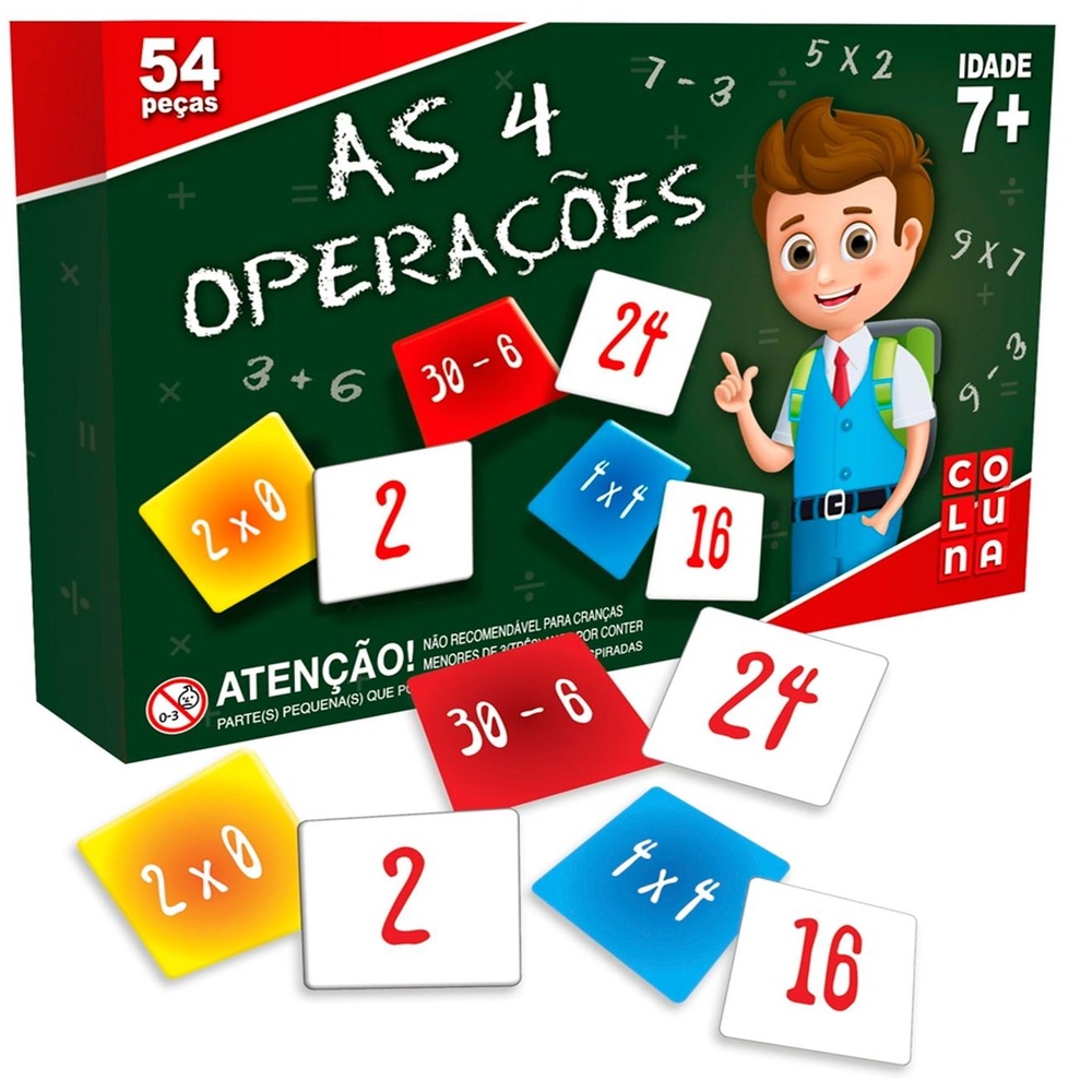Jogo Educativo - As 4 Operações | Shopee Brasil