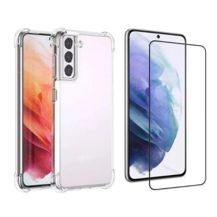 Kit Capa Capinha Galaxy S21 FE 5G + Película de Vidro 3D/9D | Shopee Brasil