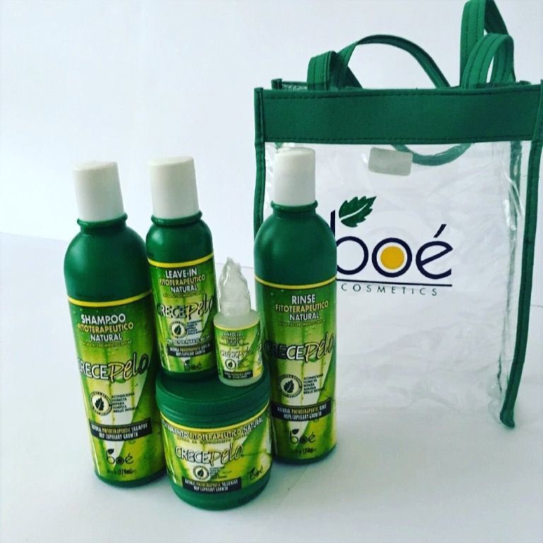 Kit Crece Pelo Boé Original 5 Itens + Sacola De Brinde | Shopee Brasil
