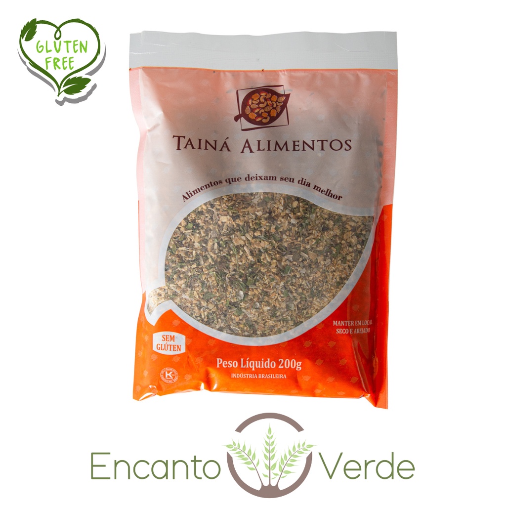 Tempero Tio Edu (Edu Guedes) sem glúten Tainá Alimentos - pacote 200g ...