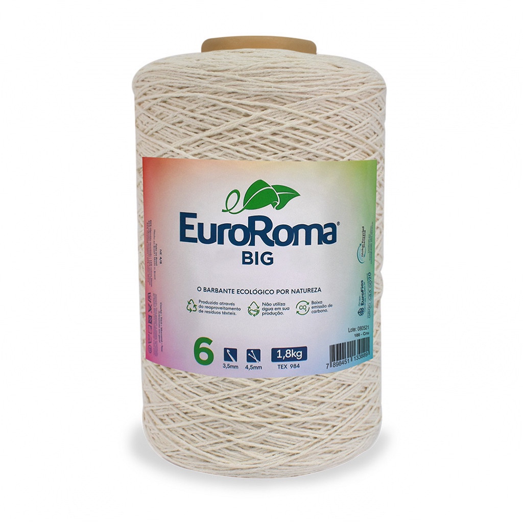 Euroroma 1,8kg Big Cone Cor Cru | Shopee Brasil