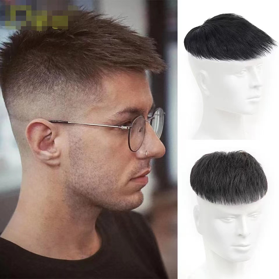 Pageup Perucas Curtas Para Os Homens Macho Preto Peruca De Cabelo ...