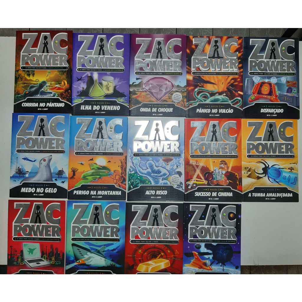 Zac Power - Vários Volumes | Shopee Brasil