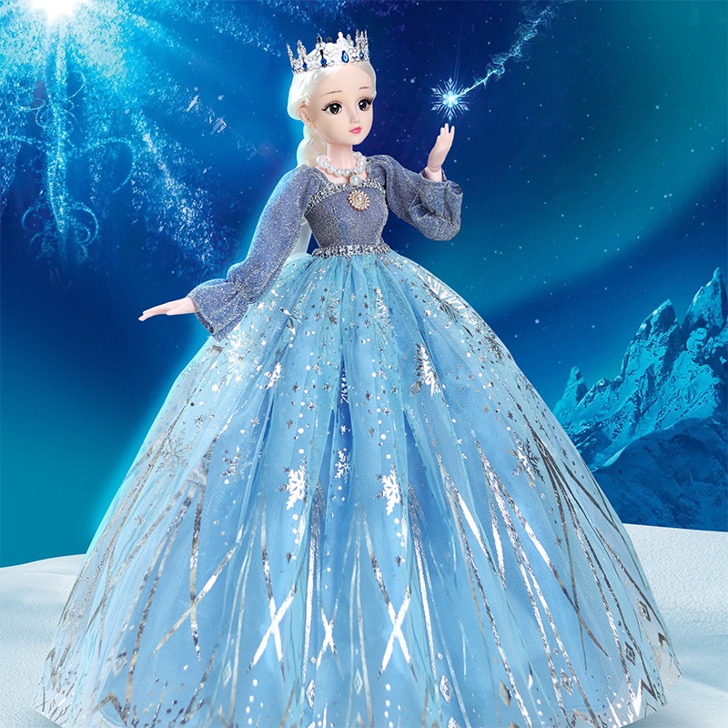 Boneca Barbie 60cm Congelada Branca De Neve Lisa Princesa Elsa ...