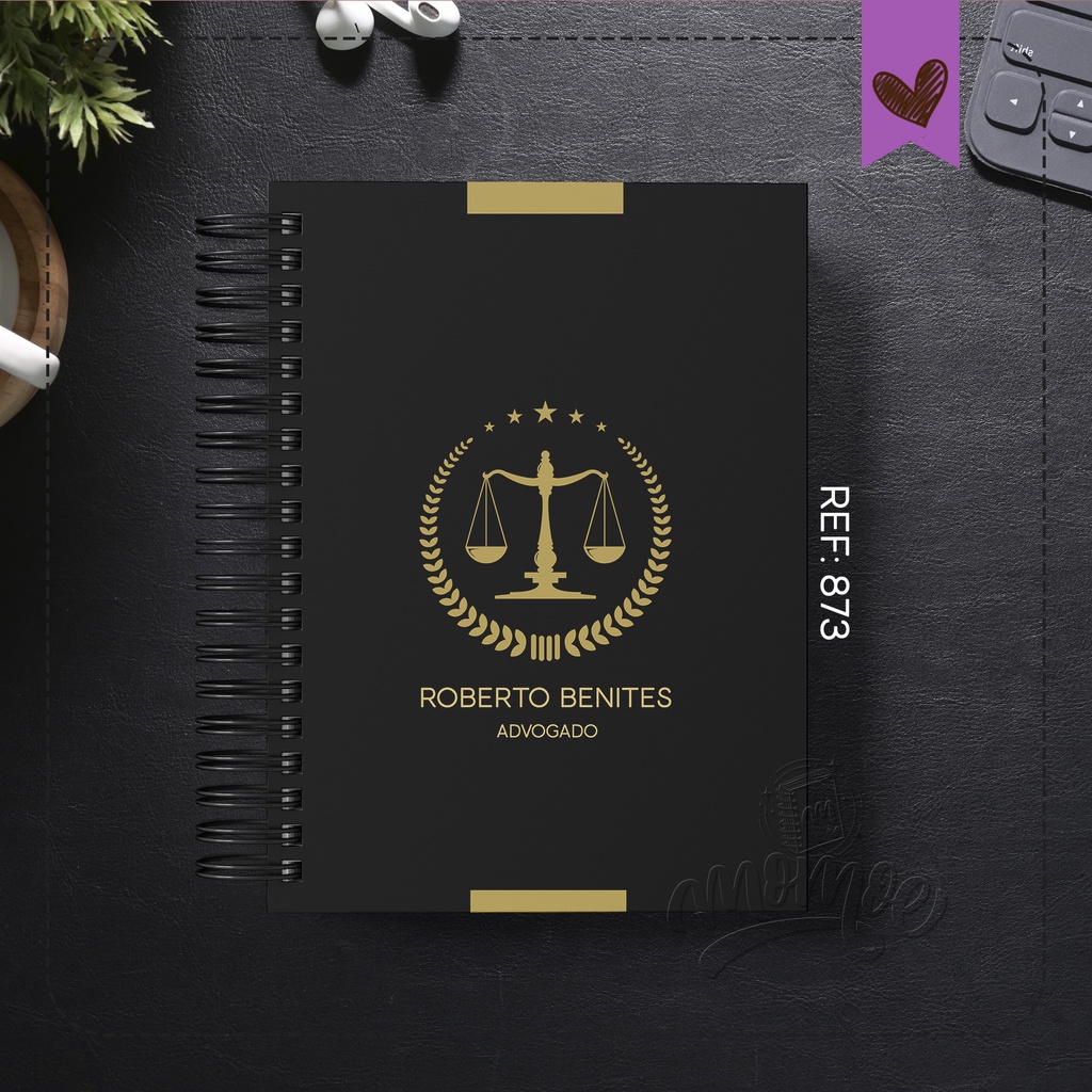 Agenda Advogada Personalizada 2025 Datada Feminina Masculina Direito ...