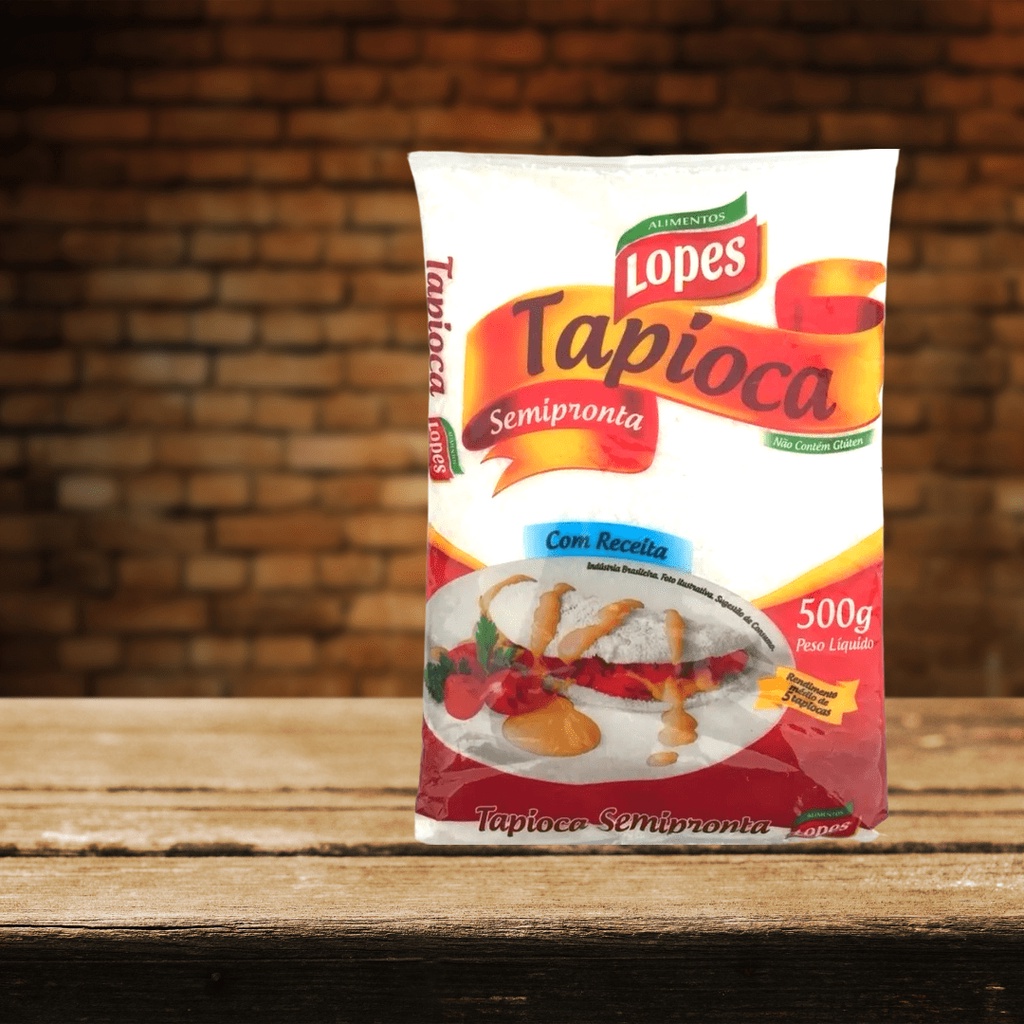 Massa Pronta para Tapioca Lopes 1kg | Shopee Brasil