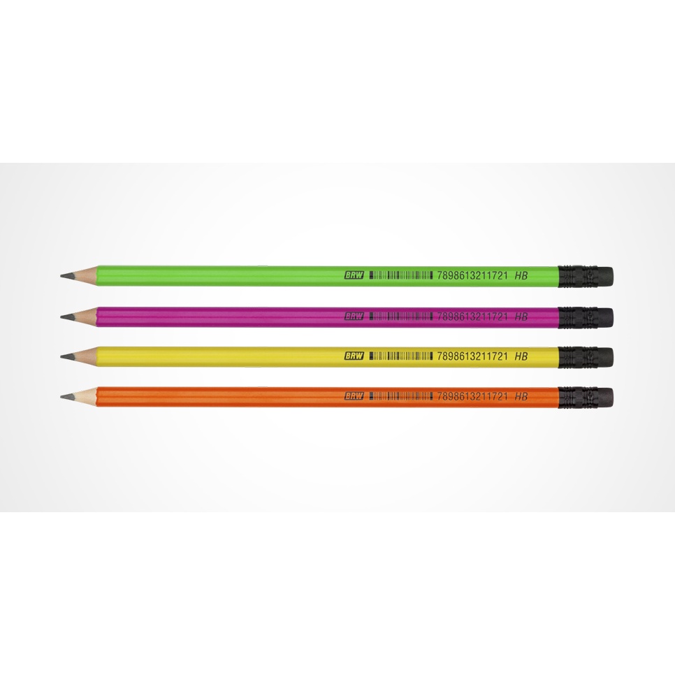 Kit 3 Lapis Neon HB Preto BRW | Shopee Brasil Kit 3 Lapis Neon HB Preto BRW | Shopee Brasil