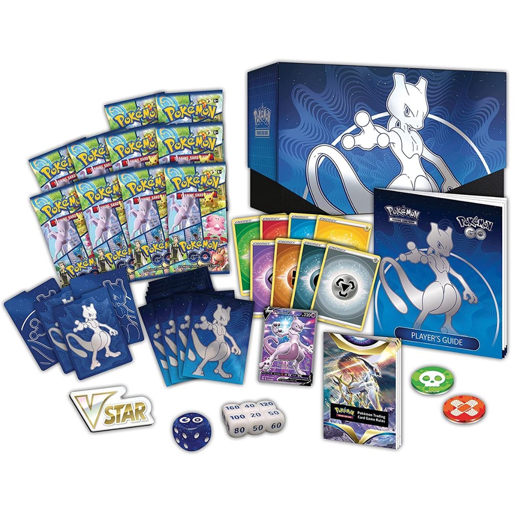 Pokemon Go Box Treinador Avancado Mewtow 121 Cartas Copag | Shopee Brasil