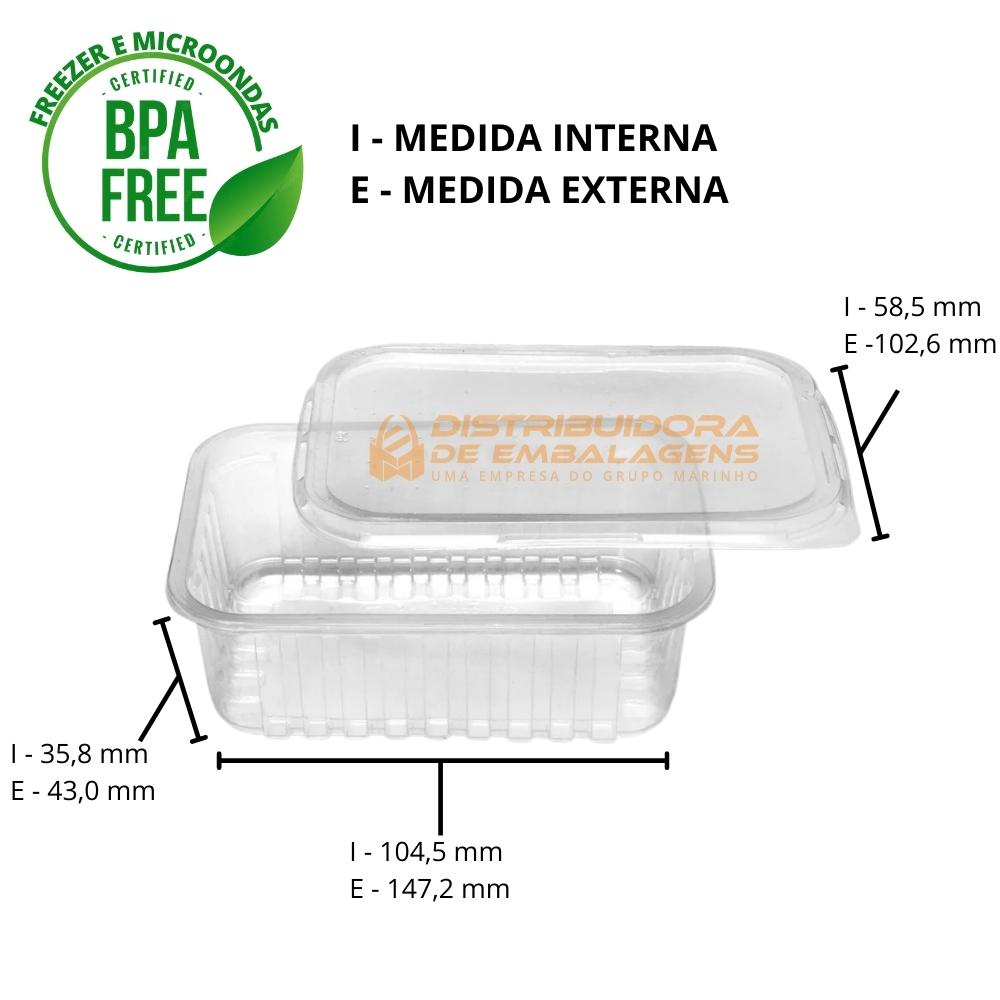 24 Marmita Fit Descartavel Para Freezer Microondas | Shopee Brasil