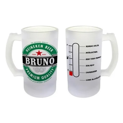 Caneca Chopp Cerveja Vidro Jateado Presente Personalizada | Shopee Brasil