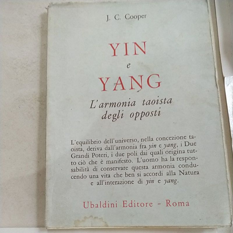 Livro Yin e Yang , J C Cooper , Ubaldini Editore - Roma - 1 C | Shopee ...