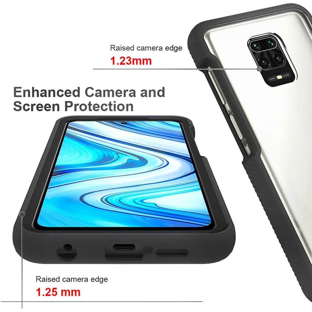 Capa Frente E Verso para Redmi Note 9s/ Note 9 Pro/note 8 pro/poco x3 pro/poco x3 nfc(incluso ...