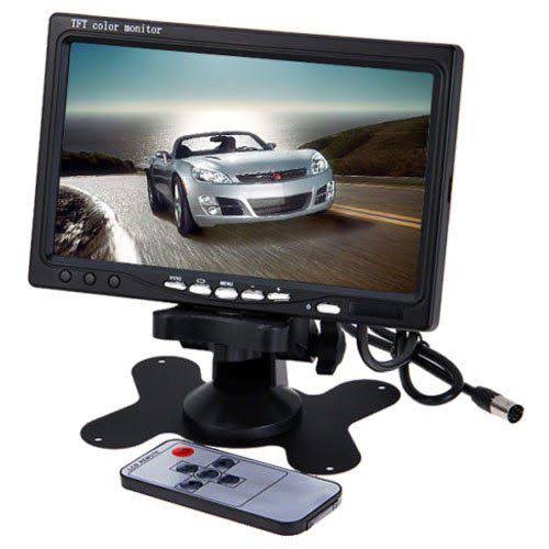 Tela Monitor Lcd 7 Dvd Tft Colorida Com Controle | Shopee Brasil