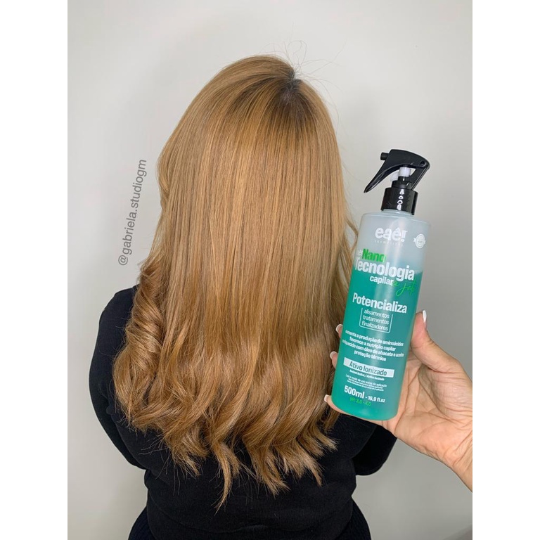 refil 500 ml para Nanotecnologia Capilar A jato Potencializador verde ...