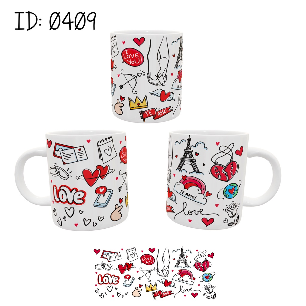Caneca Dia Dos Namorados Casal Par Couple Frases Love Amor ID0409 ...