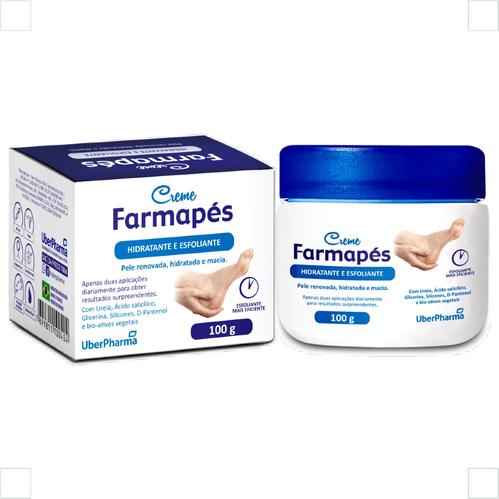 FARMAPES CREME HIDRATANTE E ESFOLIANTE 100G | Shopee Brasil