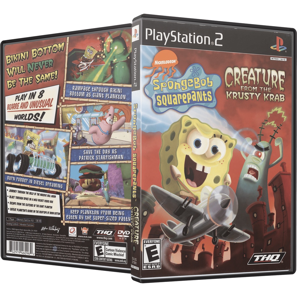 SpongeBob SquarePants - Creature from the Krusty Krab (USA) para ps2 ...