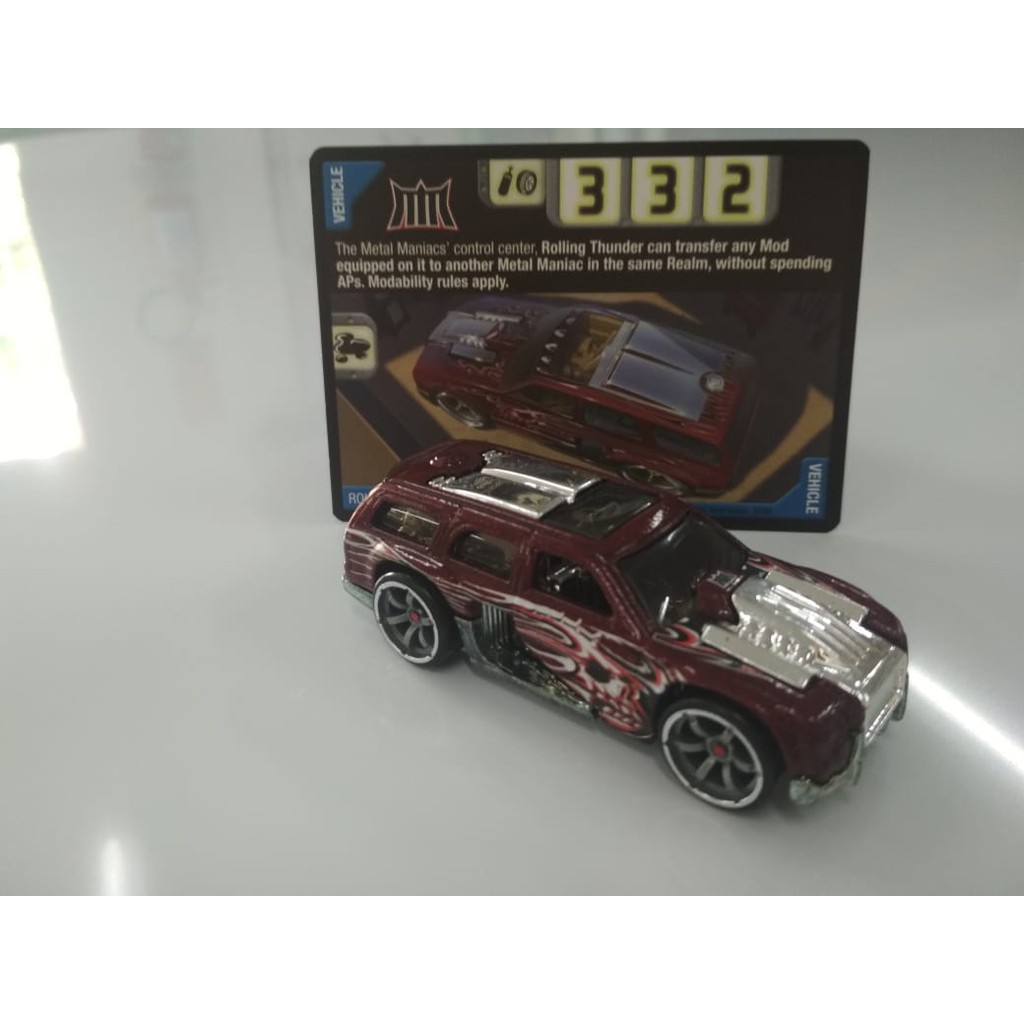 Hot wheels acceleracers Rolling Thunder com Card | Shopee Brasil