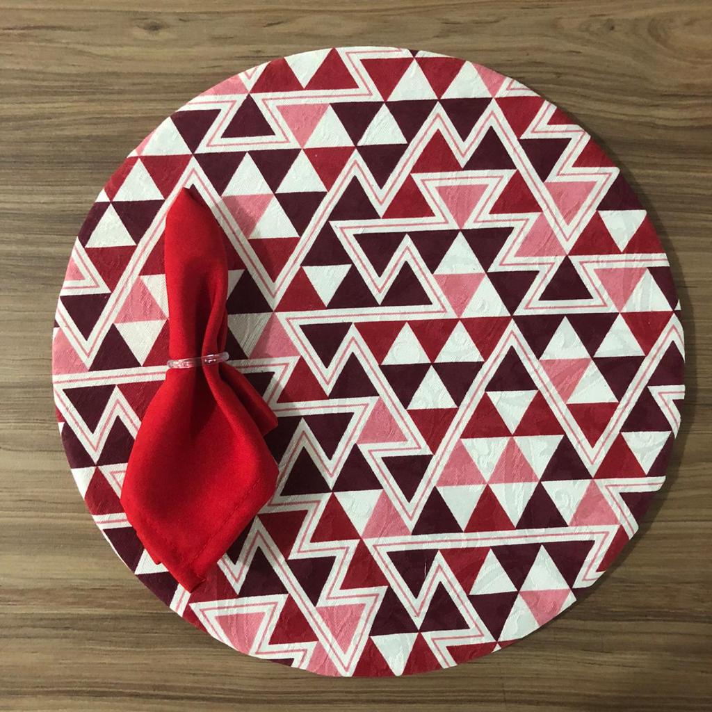 Capa De Sousplat Estampado 35cm Várias Cores Jacquard - Sousplat ...