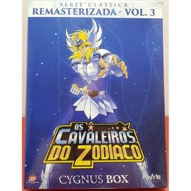 OS CAVALEIROS DO ZODÍACO: SÉRIE REMASTERIZADA CYGNUS BOX - VOL 3 - Série Clássica - Lacrado ...