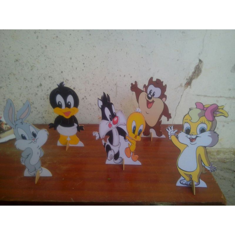Baby Looney Tunes kit de display de mesa de Mdf | Shopee Brasil