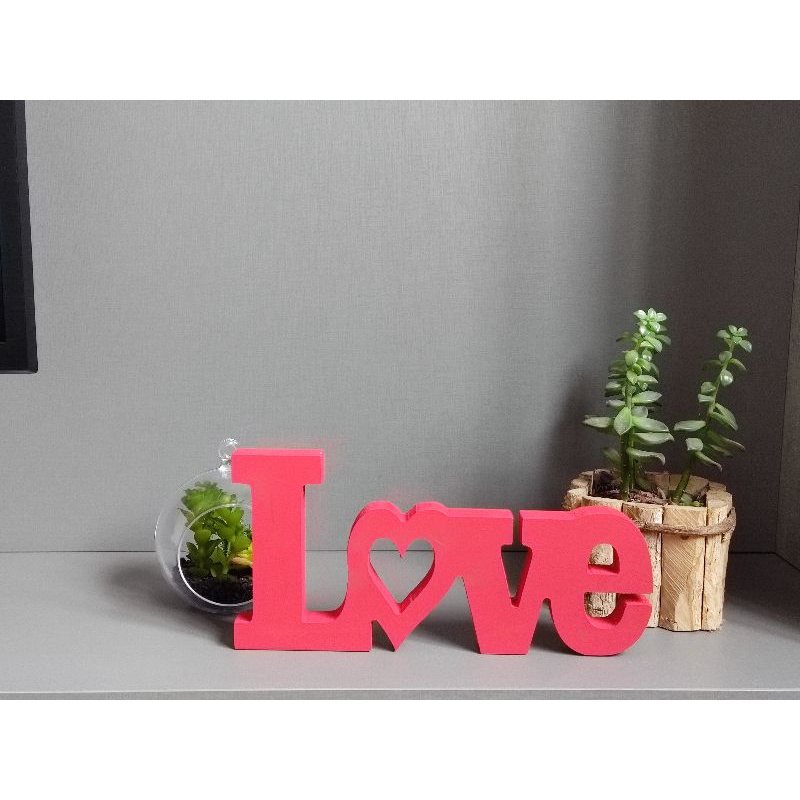 Palavra Love em MDF | Shopee Brasil