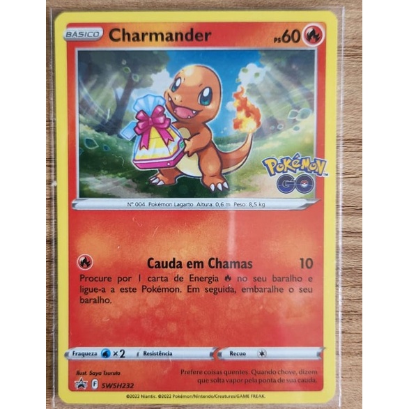 Carta Pokemon Charmander Promo Go | Shopee Brasil