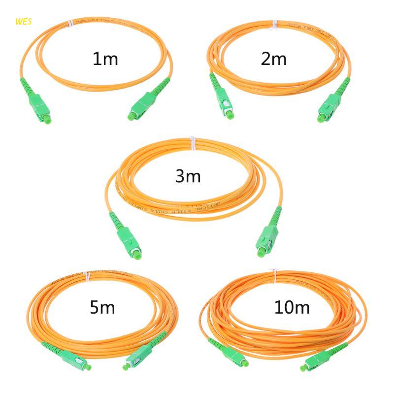 APC-SC APC-SM 2mm Fiber Jumper Cable Single Extension Patch Cord | Shopee Brasil