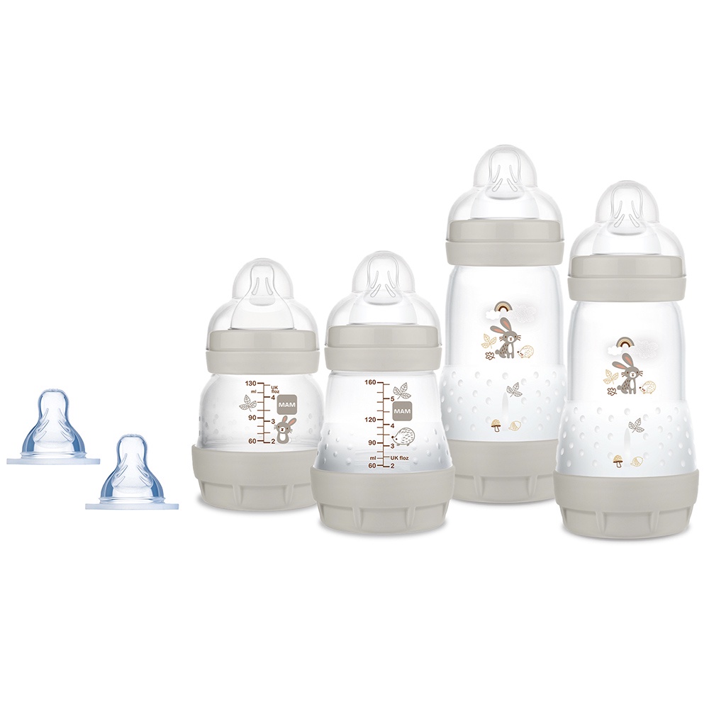 Kit Completo Mamadeira Mam Easy Start Starter Gift Set Cinza Ma20044 ...