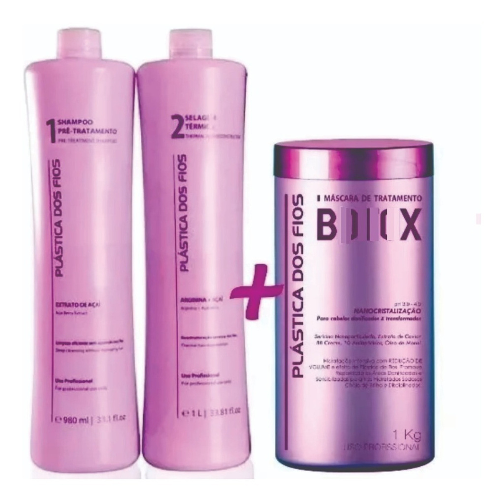 Plástica Dos Fios Selagem Progressiva Alisa 100% | Shopee Brasil