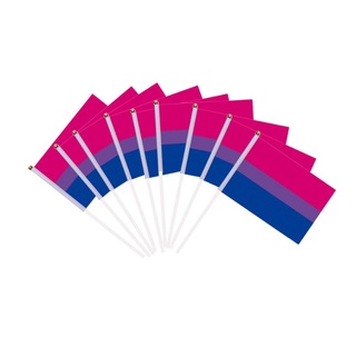 Bandeira Orgulho BI 14X20 pequena bandeira bi bandeira bisexual ...