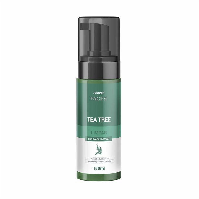 Espuma de Limpeza Facial Tea Tree PanVel 150ml | Shopee Brasil