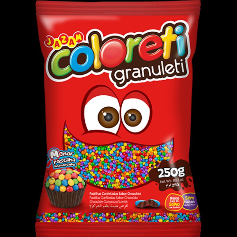 Granuleti 250g. Para Brigadeiros. Confeito/Brigadeiro/confete/mm ...