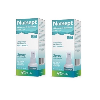 Natsept Spray antisséptico 50ml | Shopee Brasil