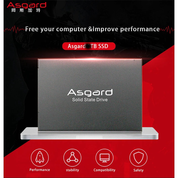 SSD 500GB Asgard-HD interno, disco de estado sólido, SSD 2.5 sata3 ...