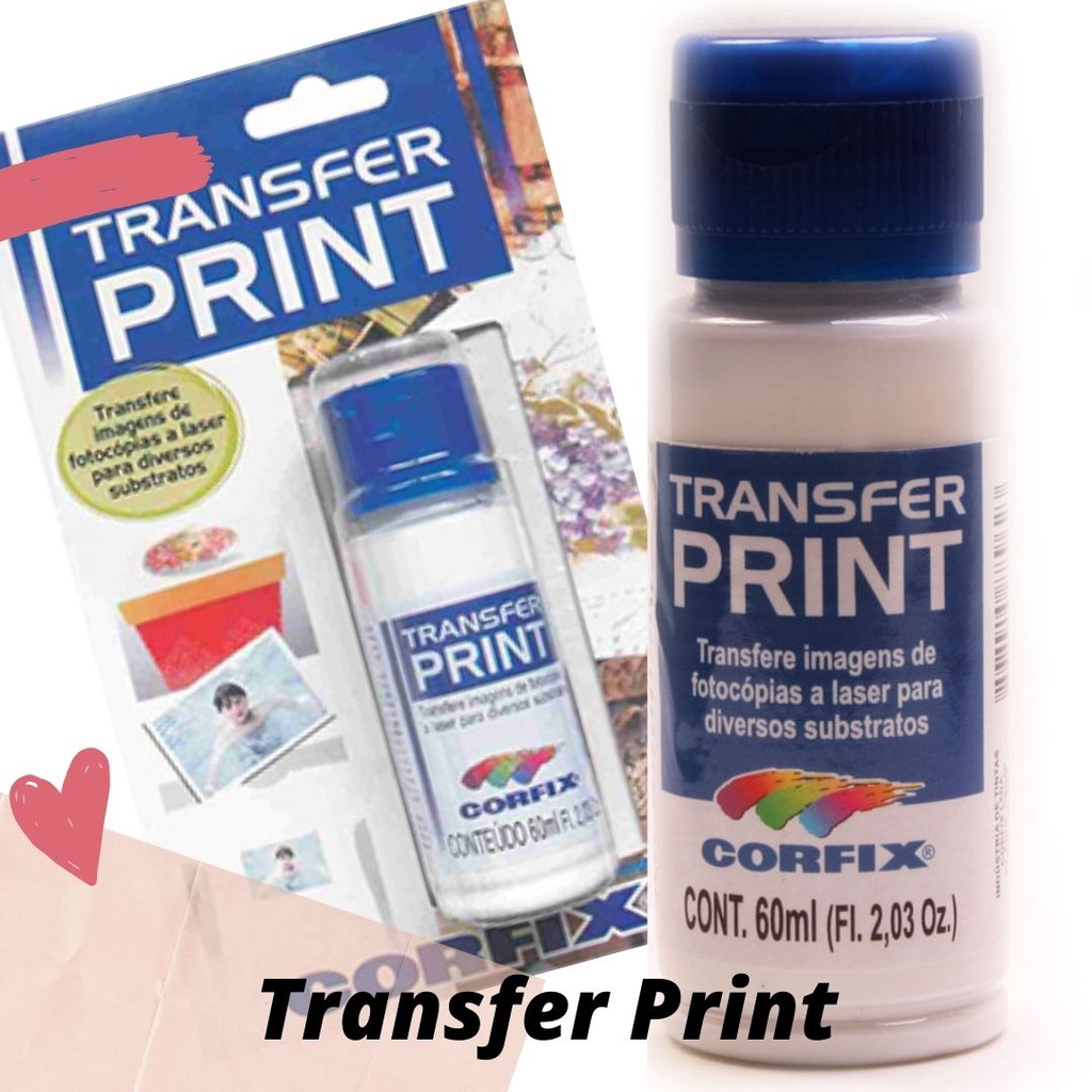 Transfer Print Cartela 60ml - Corfix | Shopee Brasil