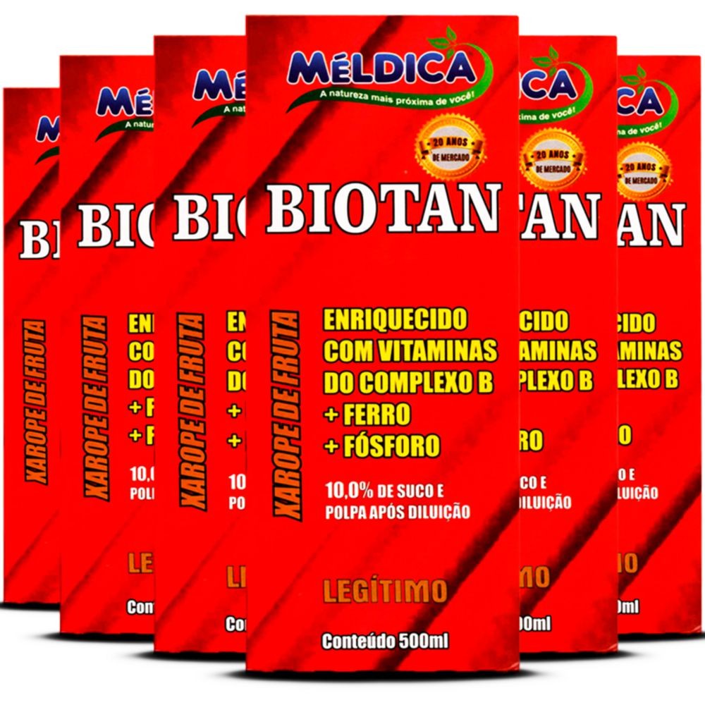 Fortificante Biotan 500 ml - Méldica | Shopee Brasil