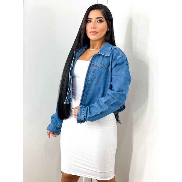 Jaqueta Jeans Karol | Shopee Brasil