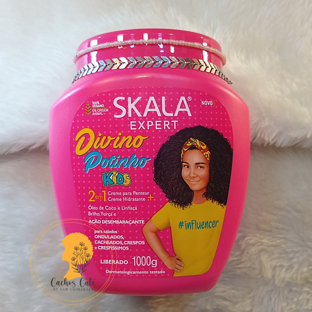 CREME SKALA DIVINO POTINHO KIDS 1KG - Cabelos Cabelos Cacheados e ...